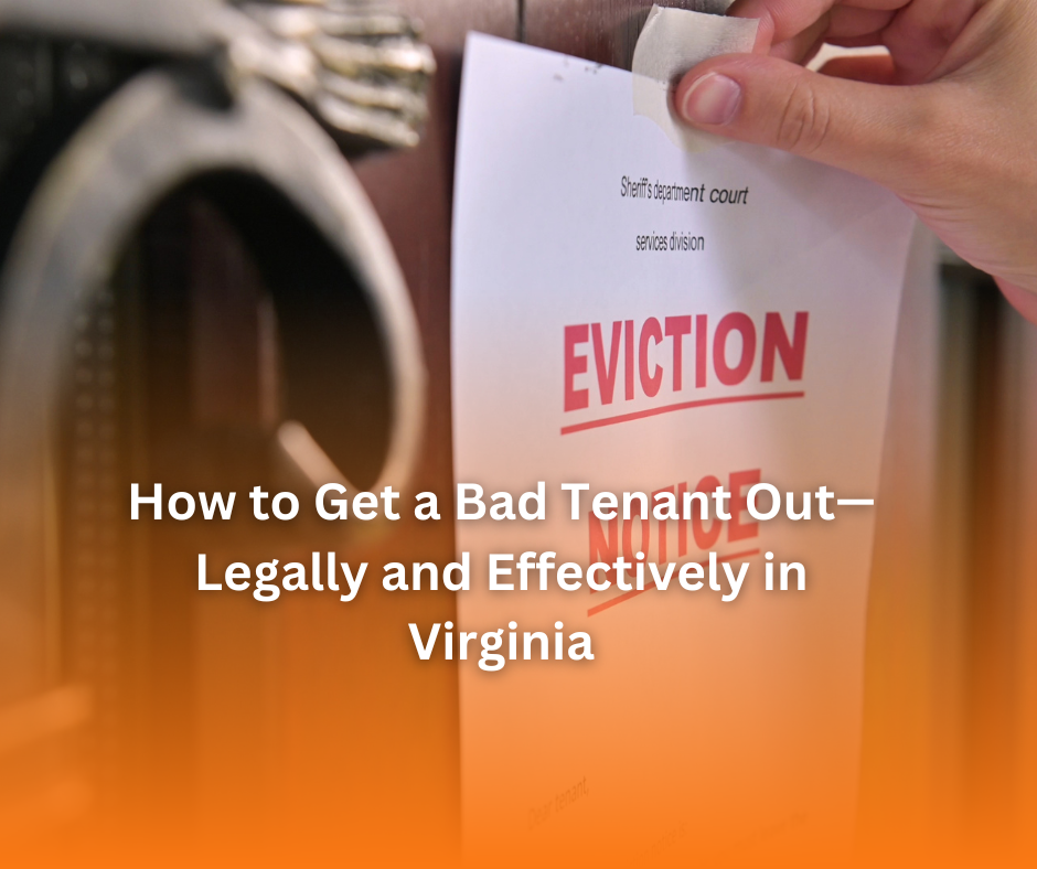 How to Legally Remove Difficult Tenants in Virginia | PMI of Fairfax